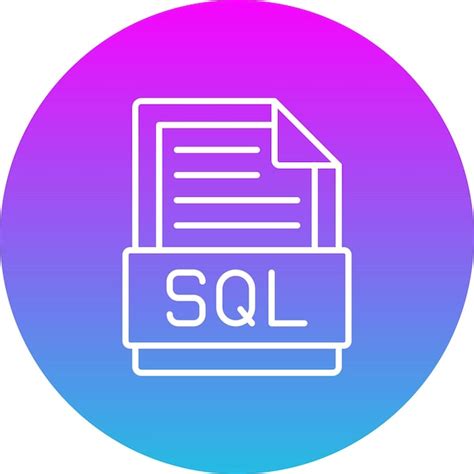 Iconos De Sql Vector Premium