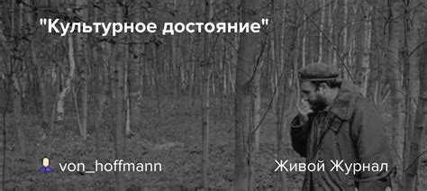 Культурное достояние Vonhoffmann — Livejournal