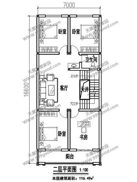 7米面宽建三层别墅，外观接地气，布局这样设计，一点也不逊色！