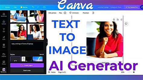 Canva Text To Image Tutorial And Guide Prompts For Businesses YouTube
