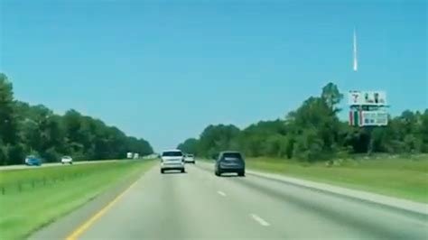 Dashcam Captures Fireball Falling From Sky