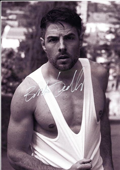 Erik Tonelli Signed Paper Photo Italian Actor Signedforcharity