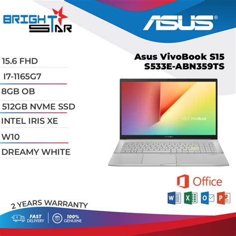 Asus Laptop New Vivobook S S E Intel I G Gb Ob Gb Ssd Intel Iris Xe