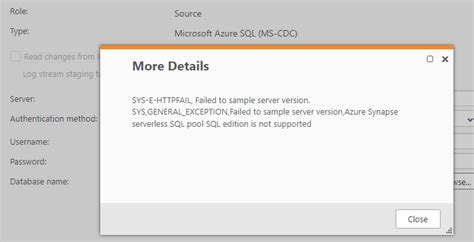 Solved Source Destination Do You Support Azure Synapse S Qlik