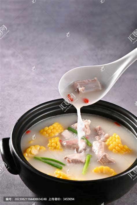 玉米仔排煲 中国菜系 食品餐饮 摄影素材 汇图网www huitu