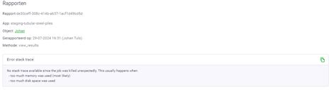 Too Much Memory Was Used Bug Bug And Error Reports Viktor Community
