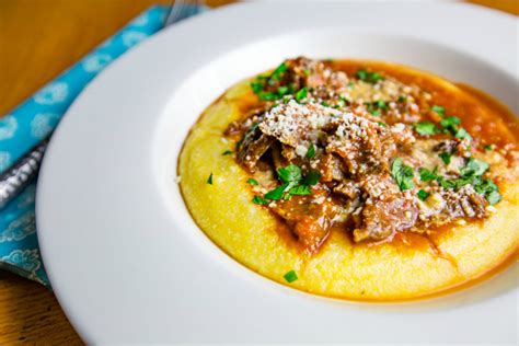 Braised Beef Shank With Polenta Firsthand Foods