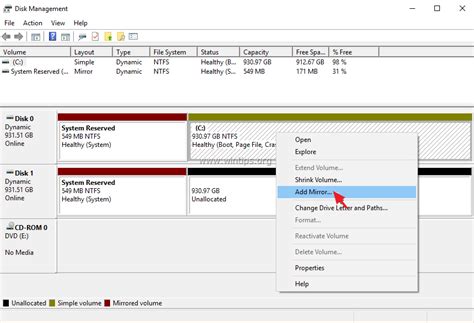 How To Mirror Boot Hard Drive On Windows Legacy Or UEFI WinTips Org