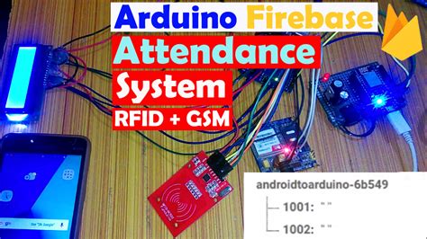 Arduino Firebase Database Students Attendance System Using Rfid Gsm