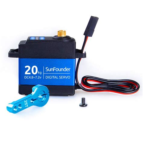 Buy Sunfounder 20kg Servo Motor Waterproof High Torque Servo Sf3218mg