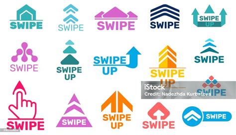 스토리 화살표를 위로 스와이프합니다 대화형 화면 스크롤 버튼 앱에서 링크를 빠르게 클릭합니다 소셜 미디어 네트워크 디자인 요소 모바일 애플리케이션 픽토그램을 이동합니다 Ui