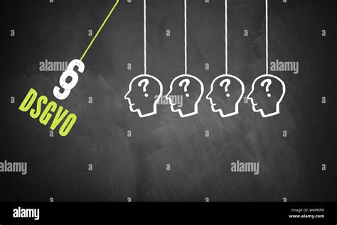 Concept Showing The German Abbreviation For Gdpr Hitting A Bunch Of