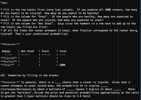 solved fill in the row totals first very last column if