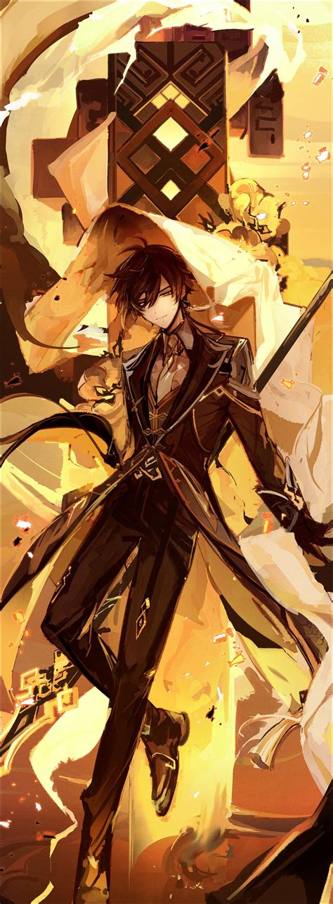 Zhongli Genshin Impact Drawn By Ayano Katou Danbooru