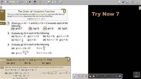 3 7 Graphs And Functions And Coordinate Geometry Combining Functions