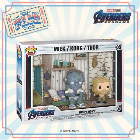Funko Fair 2023 Pop Moments Deluxe Endgame Thors House Forbidden