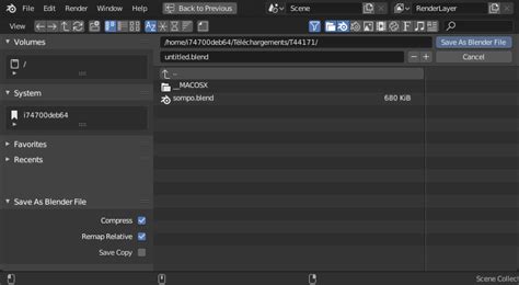 blend files — blender manual