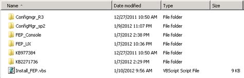 unattended installation of sccm 2007 admin console including r3 and fep ccmexec enterprise