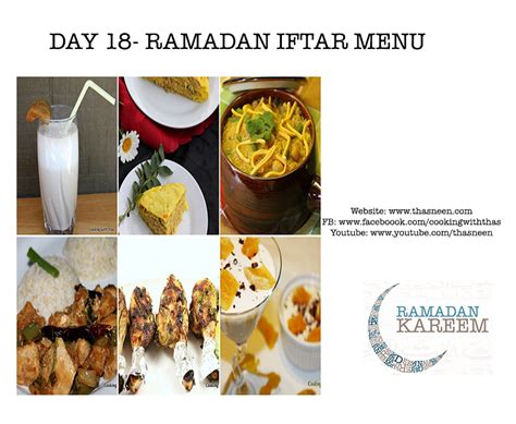 Day 18 Ramadan Iftar Recipes Iftar Menu Cooking With Thas Healthy