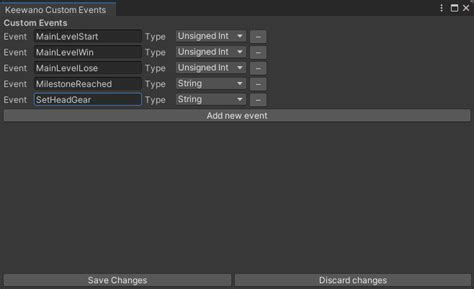 Keewano Unity Sdk Custom Events