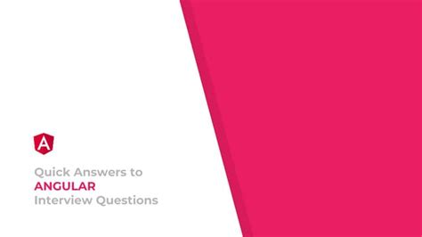 quick answers to angular2 interview questions ppt