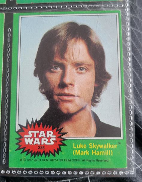 Luke Skywalker Mark Hamill 235 Prices Star Wars 1977 Topps Star