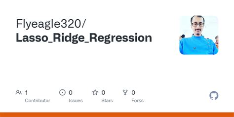 Lasso Ridge Regression Lasso Ridge Regression Ipynb At Main · Flyeagle320 Lasso Ridge Regression