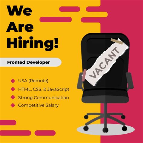Internship And Job Fair On Linkedin Hiring Frontend Developer