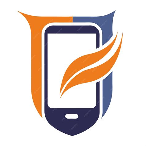 Smart Phone Logo Design Vector Art And Illustration Premium Ai