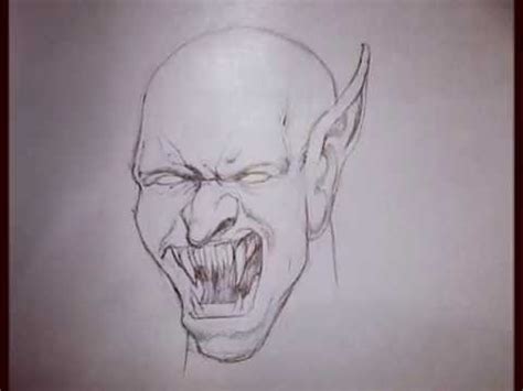 How To Draw A Vampire Youtube