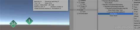 Unity Ui的drawcall优化技巧unity 查看drawcall Csdn博客