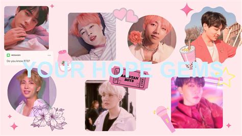 Bts Pink Aesthetic Desktop Wallpapers