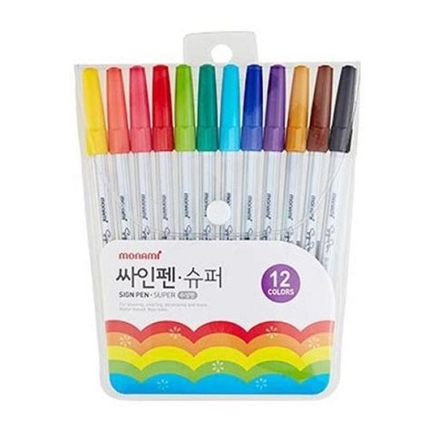 모나미싸인펜 12색세트07mm 다스12개입 홈플러스 택배배송