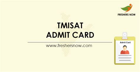 TMISAT Admit Card Released TMI Hall Ticket Exam Date