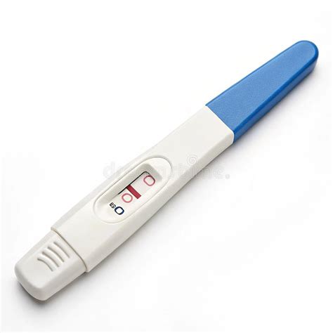 Pregnancy Test Kit With Positive Results Stock Illustration