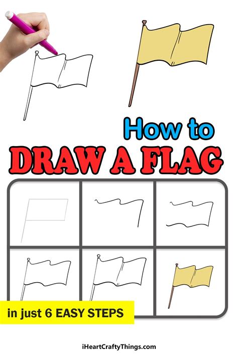 Flag Drawing Simple At Frank Jimenez Blog