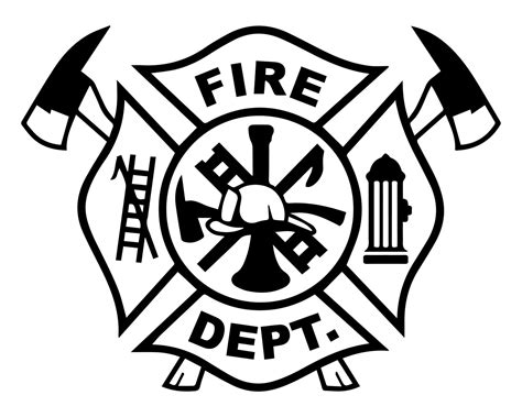 Fire Department Logo Svg Fireman Svg Firefighter Svg Rescue Etsy