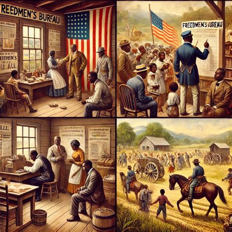 Freedmens Bureau Empowering Freed Slaves Post Civil War A Journey