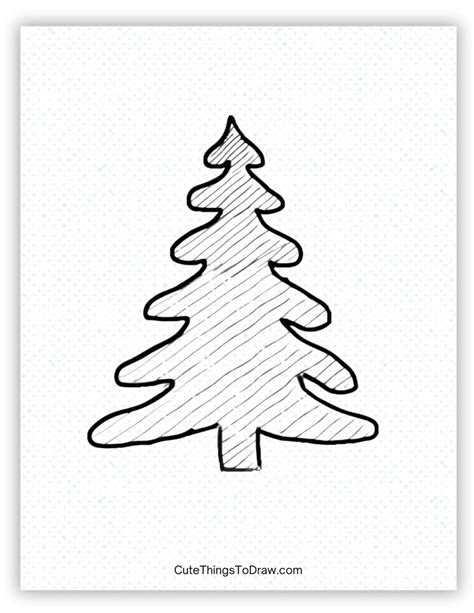 87 Cute Christmas Tree Drawing Ideas Cute Things To Draw