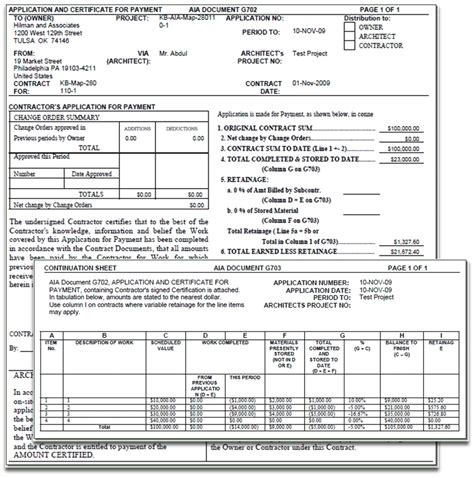 Free Aia Invoice Template