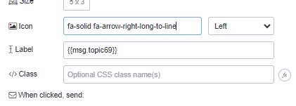 FlowFuse Changing Dashboard Button Text Widget Label At Run Time
