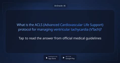 What Is The Acls Advanced Cardiovascular Life Support Protocol For Managing Ventricular