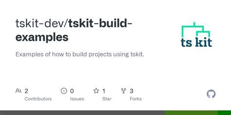 Github Tskit Devtskit Build Examples Examples Of How To Build