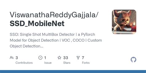 Github Viswanathareddygajjalassdmobilenet Ssd Single Shot Multibox Detector A Pytorch
