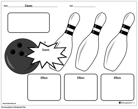 Bowling De Causa E Efeito Storyboard Af Pt Examples