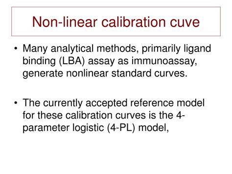 Ppt Exercise 9 Building And Validation Of A Non Linear Calibration Curve Logistic Model For