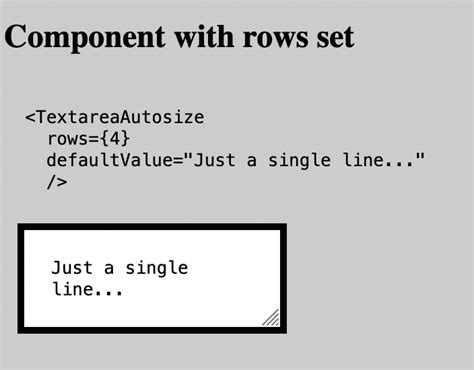 Row Property Is A Noop Issue Andarist React Textarea Autosize Github