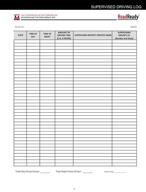 Free Printable Drivers Daily Log Book Templates [excel 45 Off