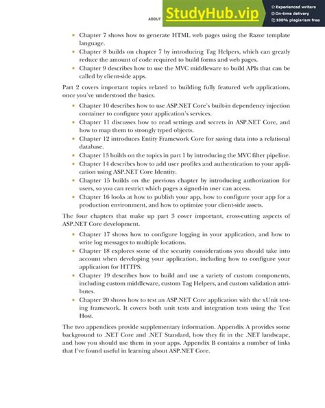 ASP NET Core In Action Pdf Web Design And HTML Internet