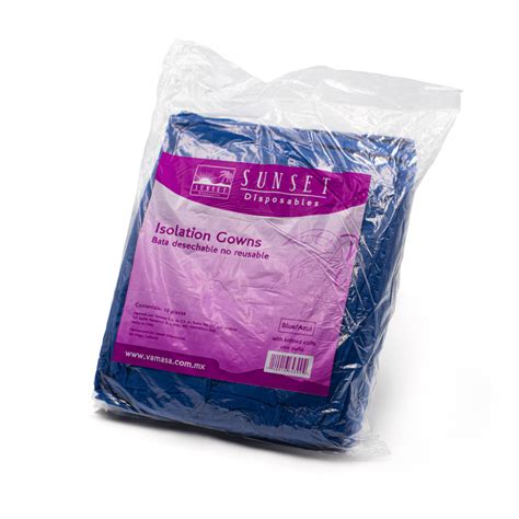 Bata Desechable Con PuÑo Ddc Deposito Dental Del Caribe